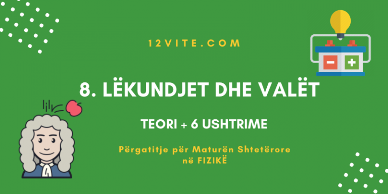 Lëkundjet dhe valët - Teori + 6 ushtrime - 12Vite.com