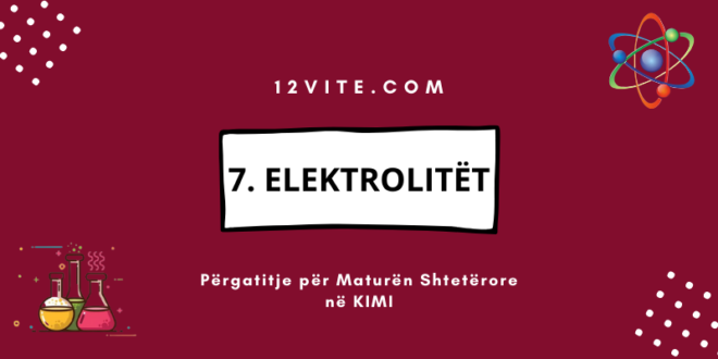7. Elektrolitët - Teori, Formula dhe Ushtrime të Zgjidhura | Kimia për ...